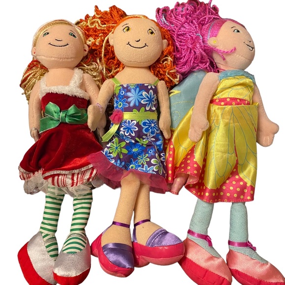 Toys | Stuffed Rag Dolls With Clothes 3x | Poshmark